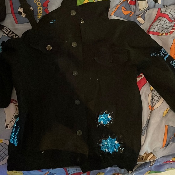 Jackets & Coats | Black Dexter Laboratory Varsity Jacket | Poshmark